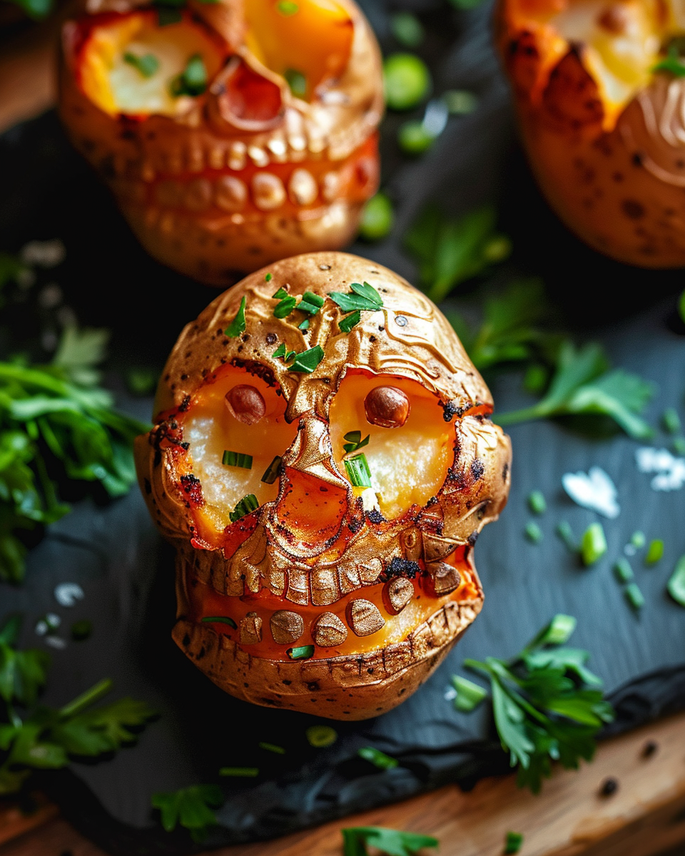 Delicious Halloween Skull Potatoes Recipe for a Spooky Feast
