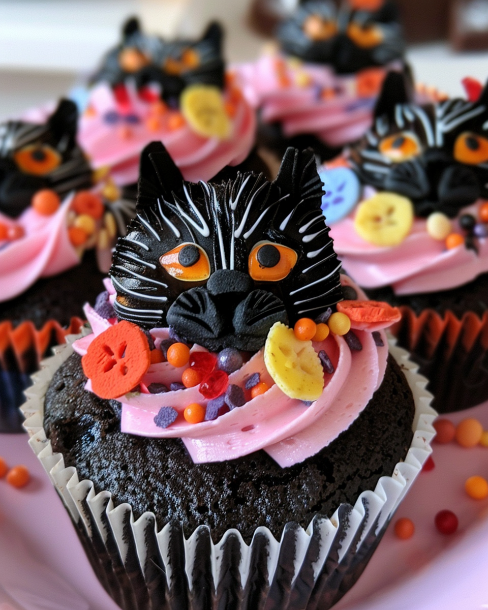 Irresistible Black Cat Keto Cupcakes Recipe for Low-Carb Lovers