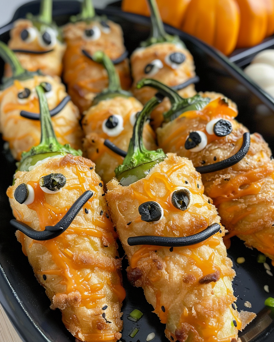 Spooky Halloween Jalapeño Poppers