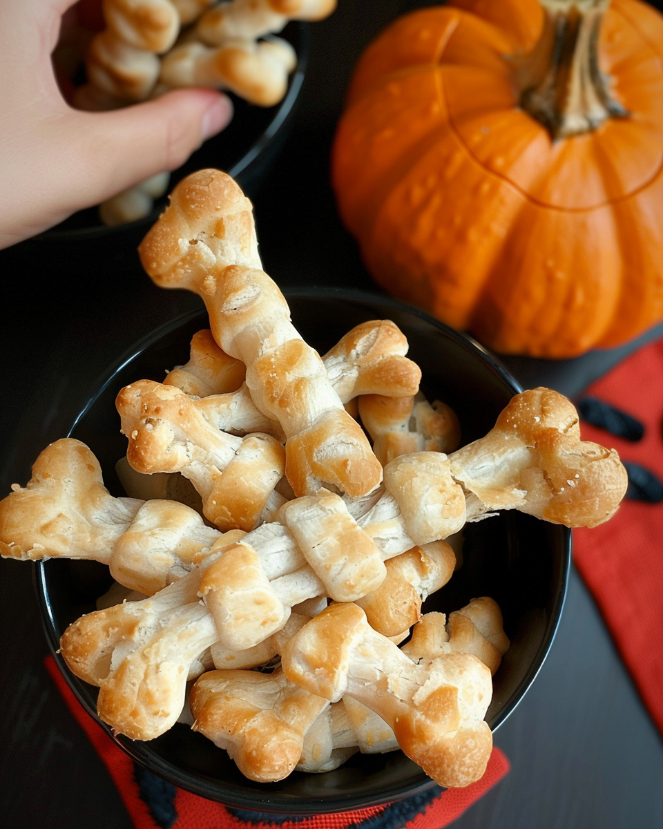 Easy and Spooky Halloween Snack Bones Recipe