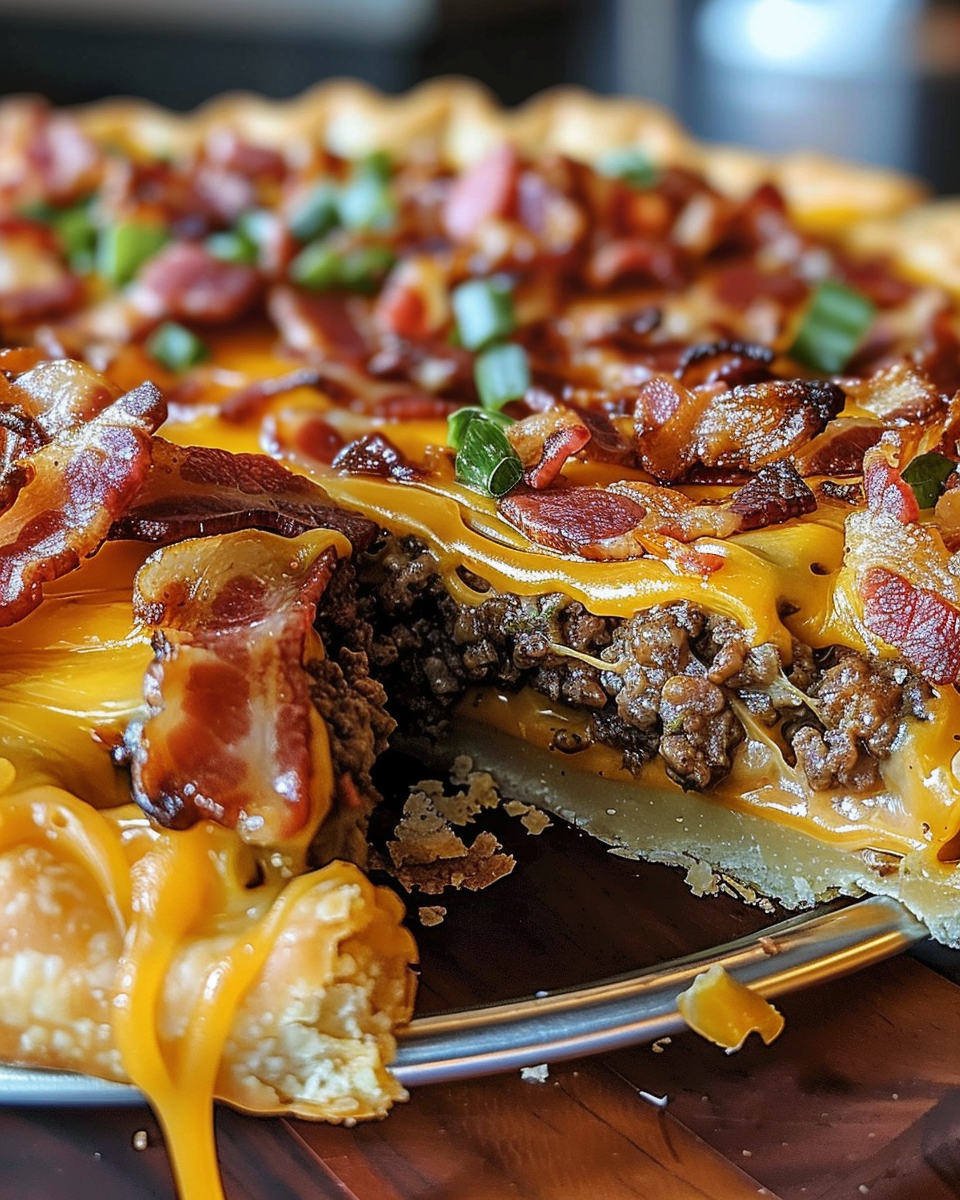 Delicious Bacon Cheeseburger Pie | Low-Carb Carnivore Delight