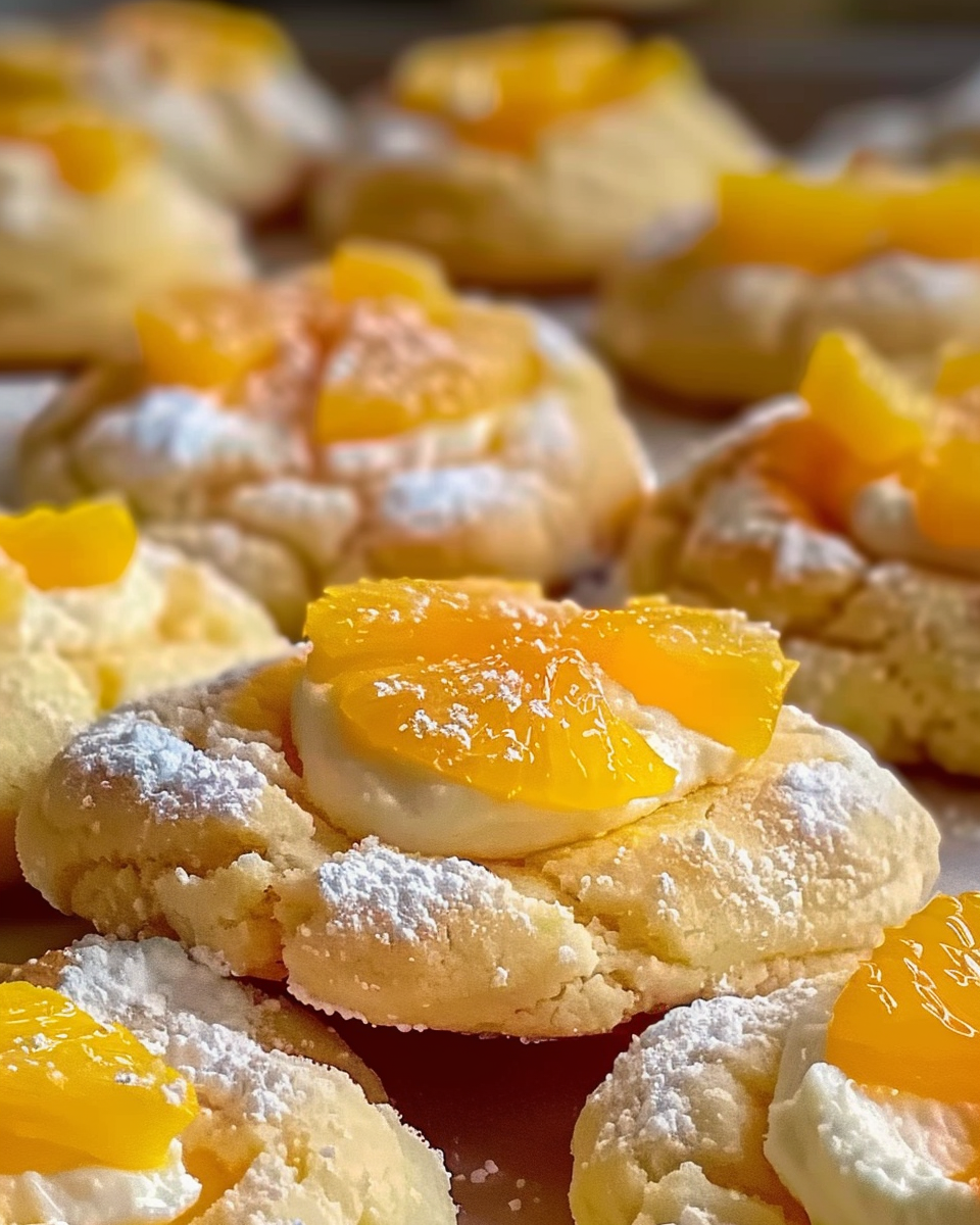 Delicious Orange Infused Ricotta Peach Cookies Recipe