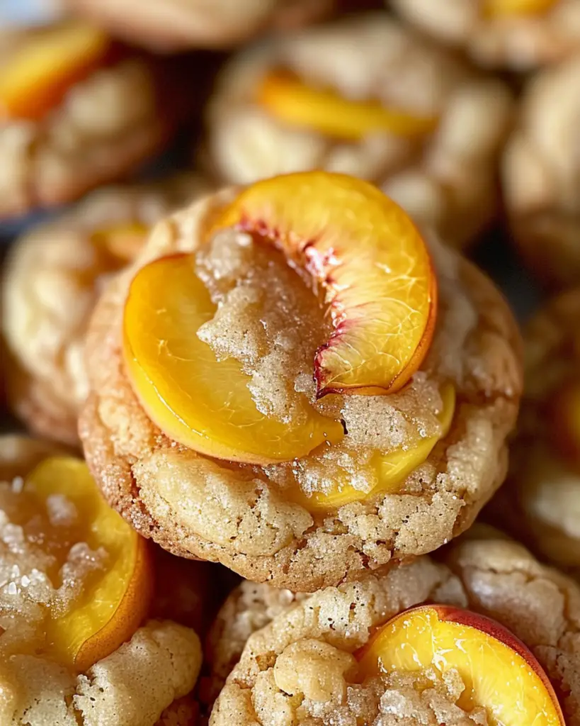 Irresistible Peach Cobbler Cookies Recipe - Easy & Delicious