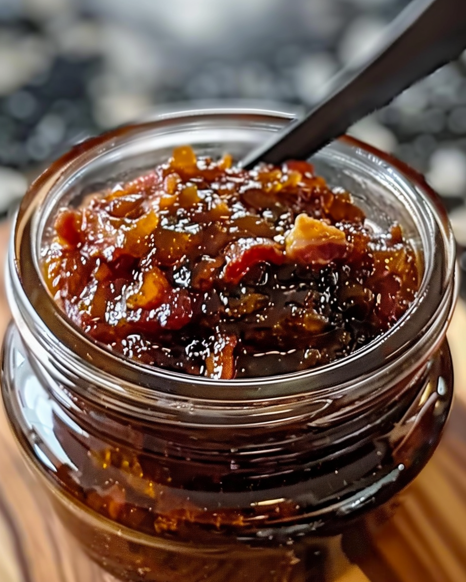 Smoky Bourbon Bacon Jam – A Sweet & Savory Spread Recipe
