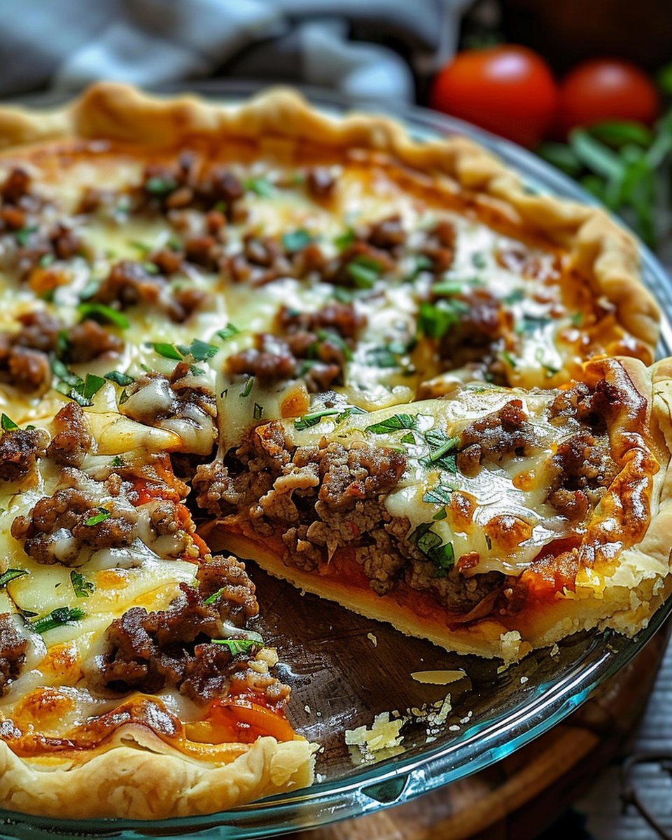 Easy Beef Pizza Pie Recipe - A Simple & Delicious Meal