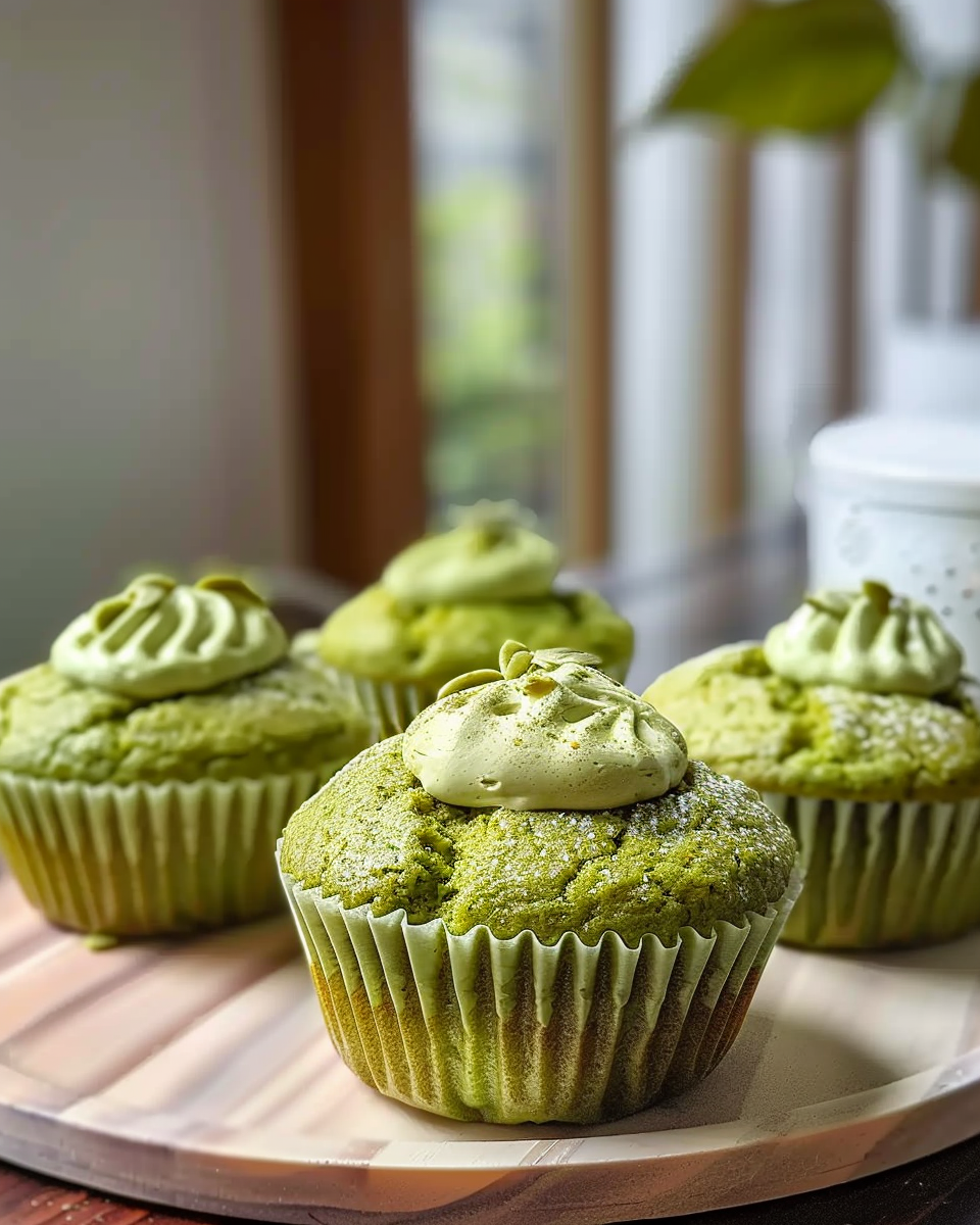 Fluffy Matcha Muffins Recipe – Soft & Delicious Treats