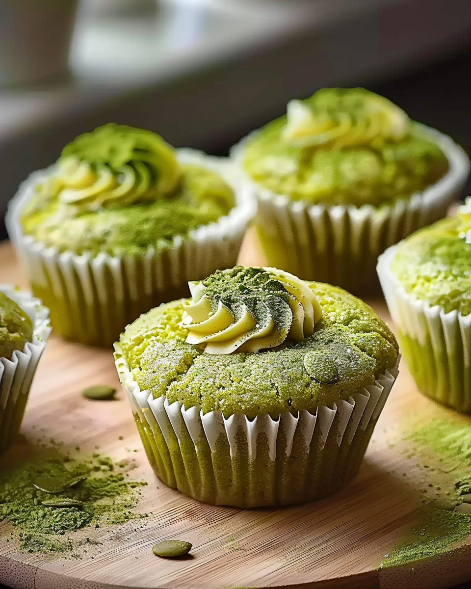 Fluffy Matcha Muffins Recipe – Soft & Delicious Treats