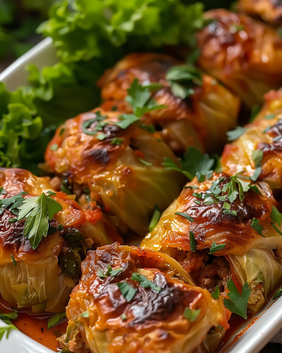 Delicious Savory Stuffed Cabbage Rolls Recipe | Easy to Make!