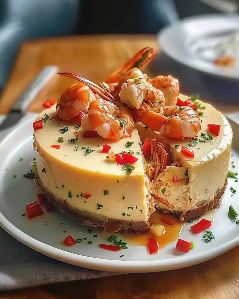 Crawfish Cheesecake with Beurre Blanc: Savory Cajun Delight