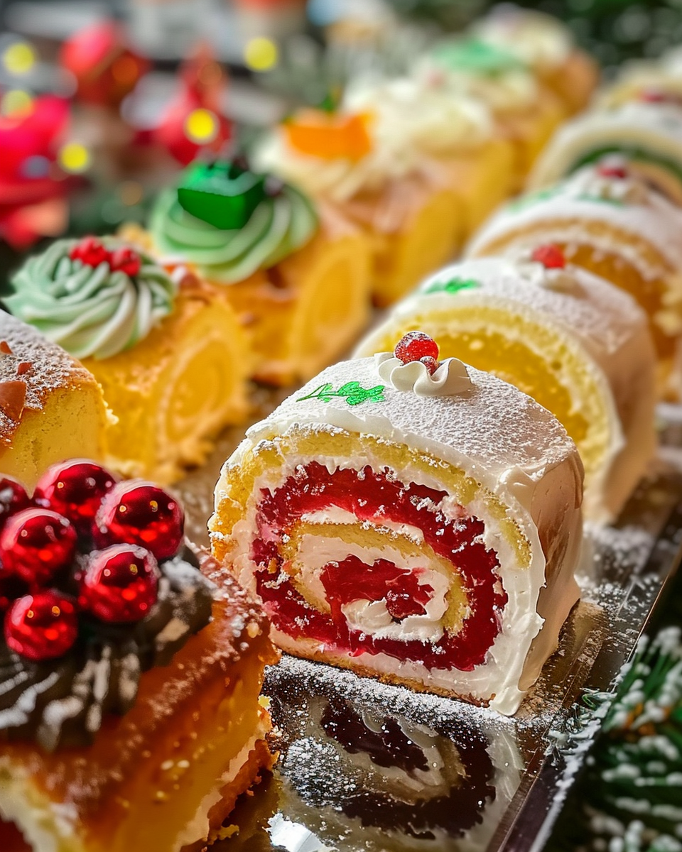 Delicious Christmas Roll Cake Recipe – Perfect for the Holidays