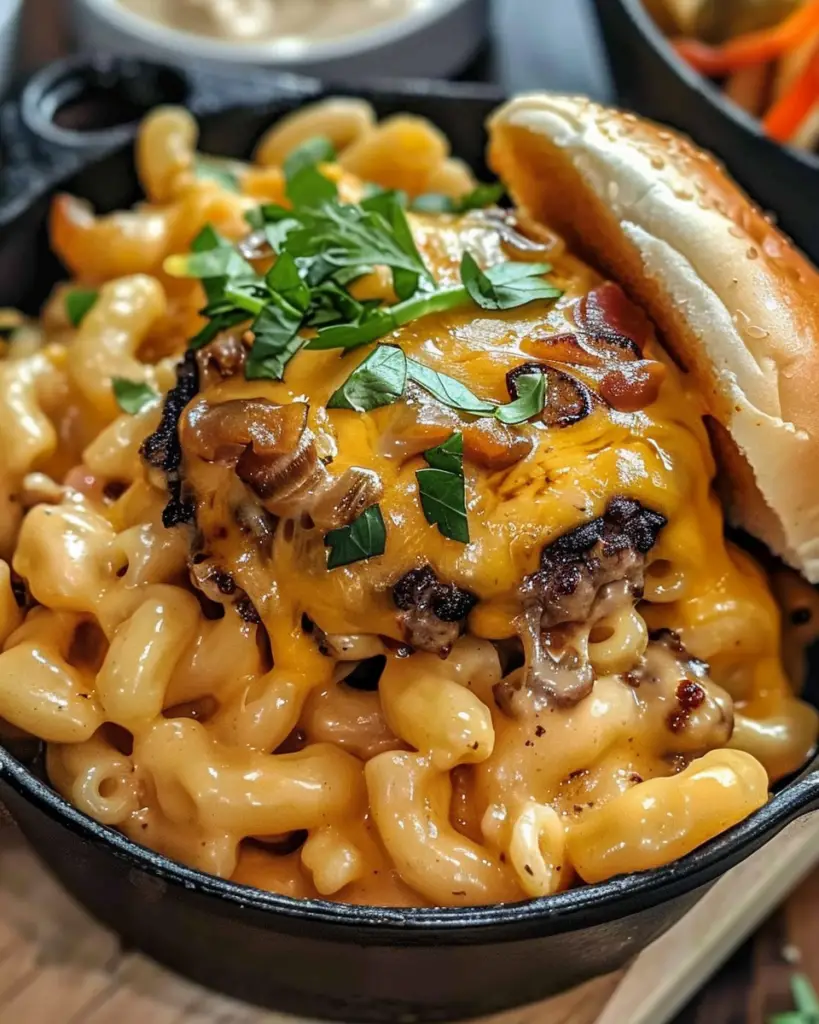 Easy One-Pot Cheeseburger Mac & Cheese Recipe