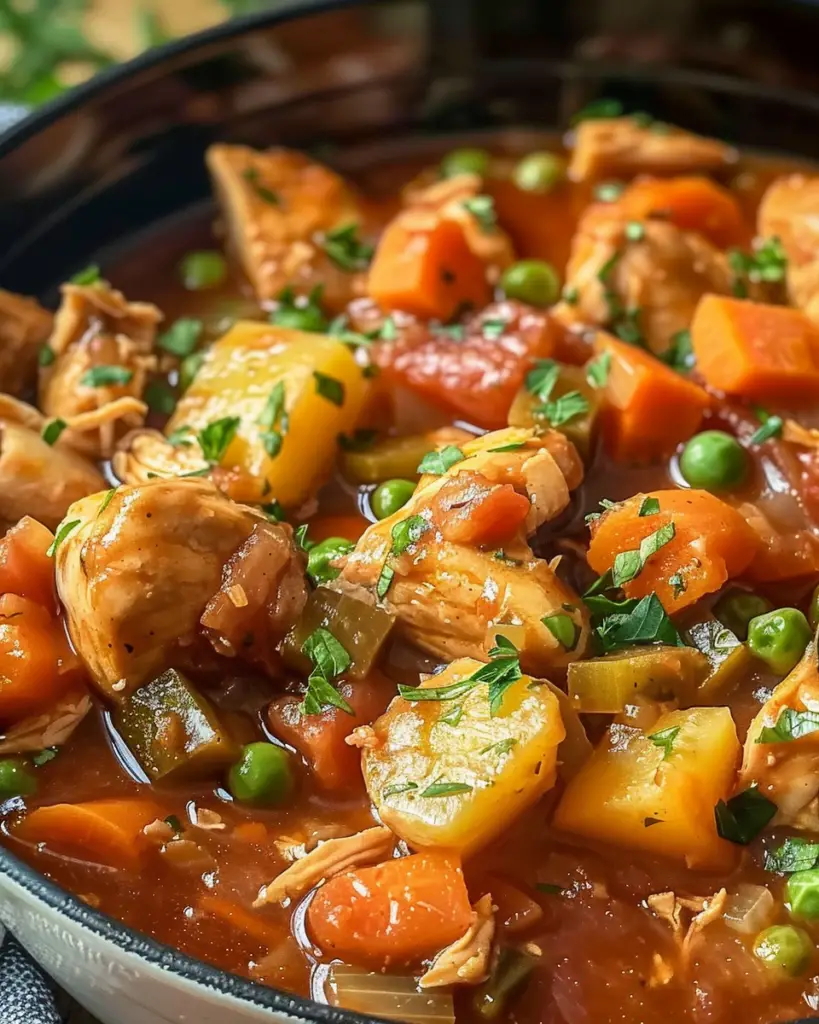 Easy & Hearty Chicken and Vegetable Stew Recipe for Comforting