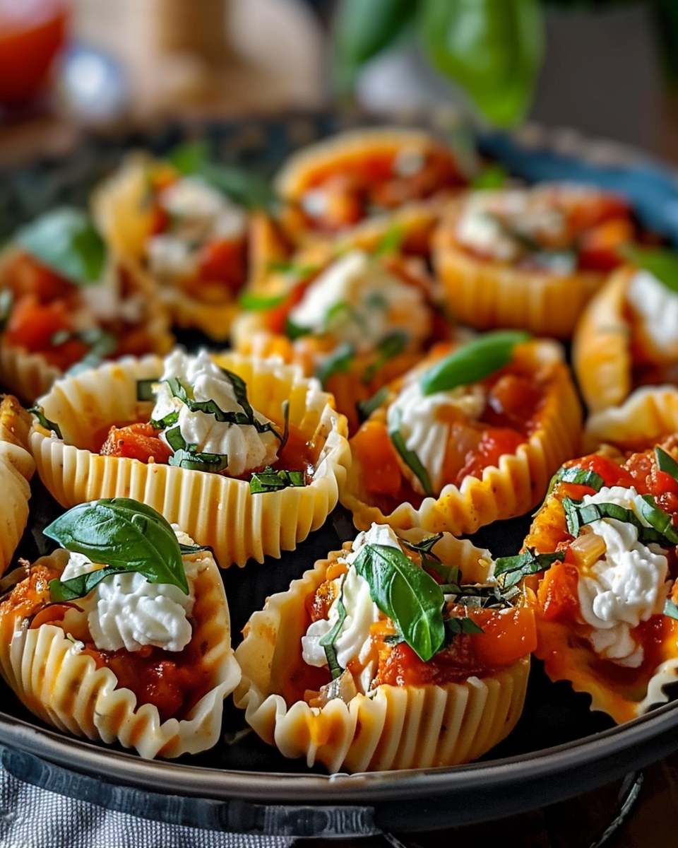 Spicy Tomato Basil Shells with Whipped Ricotta - Flavorful Pasta