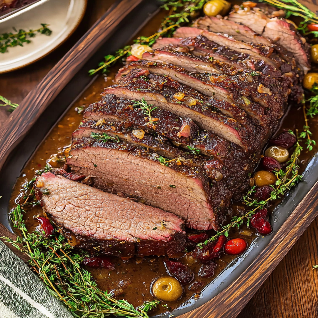 Cranberry Holiday Beef Brisket