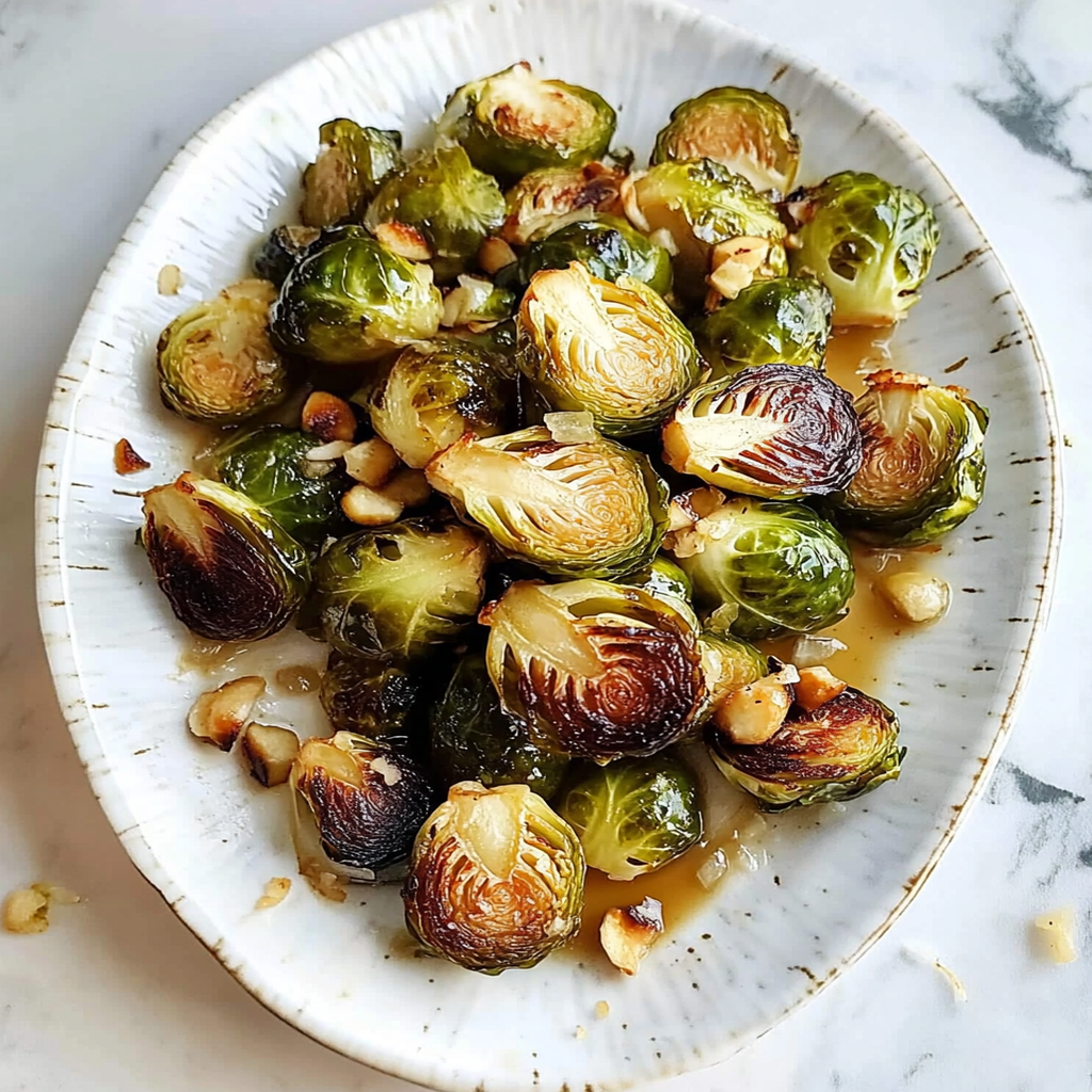 Apple Cider Brussels Sprouts