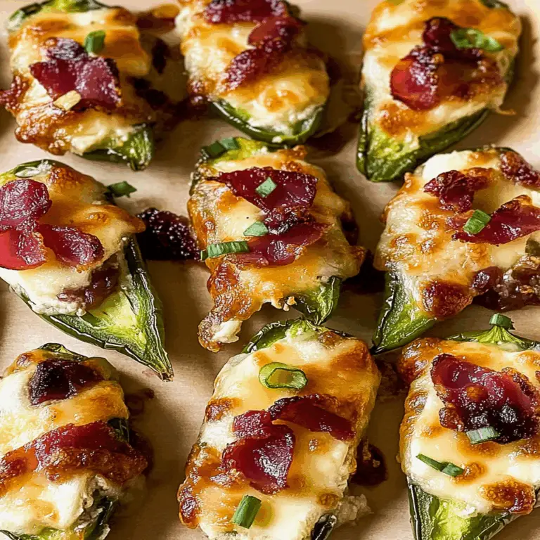 Cranberry Brie Jalapeño Poppers