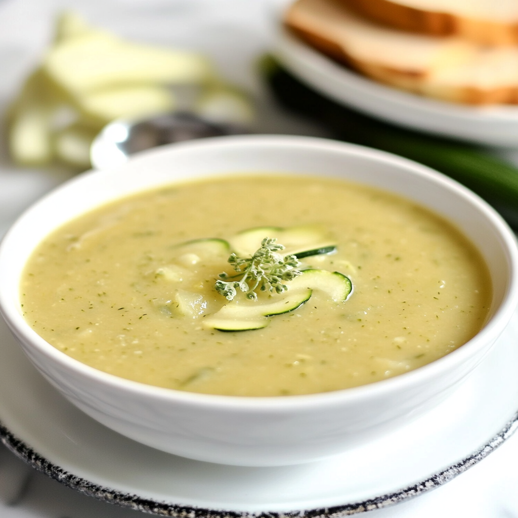 Irish Leek Soup With Zucchini