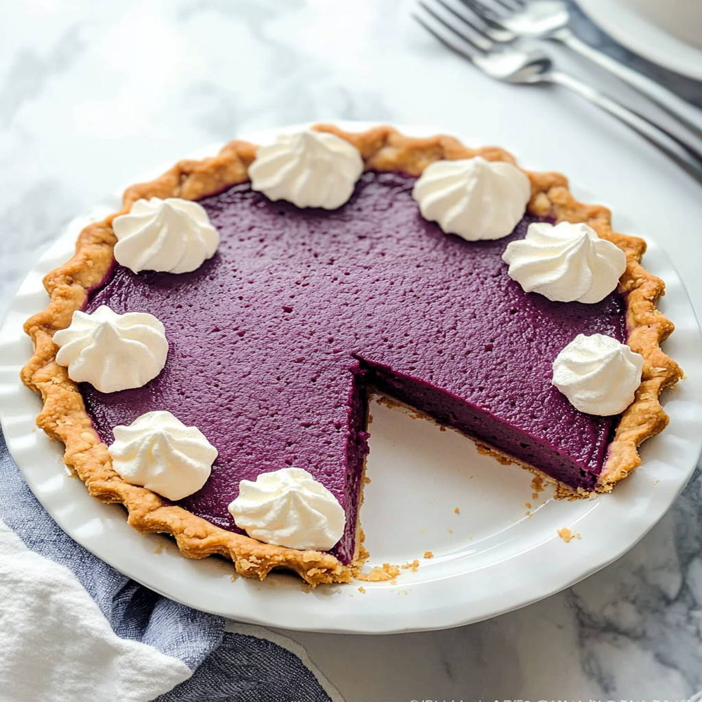 Purple Sweet Potato Pie