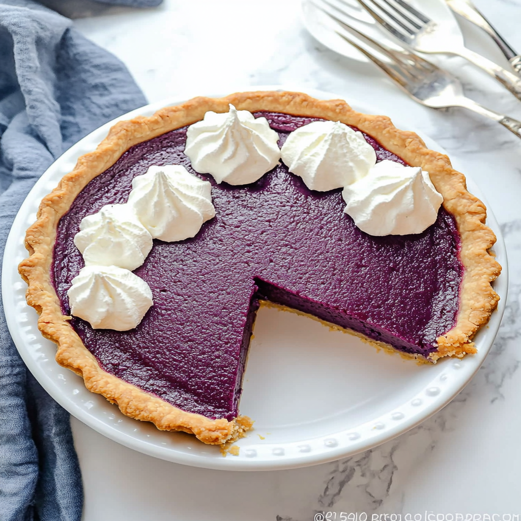 Purple Sweet Potato Pie