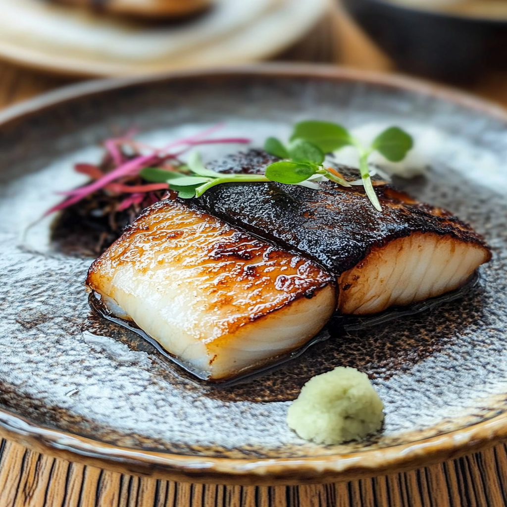 Gindara Saikyo Yaki (Miso-Glazed Black Cod)