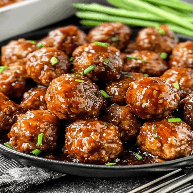 Sweet and Spicy Glazed Meatballs