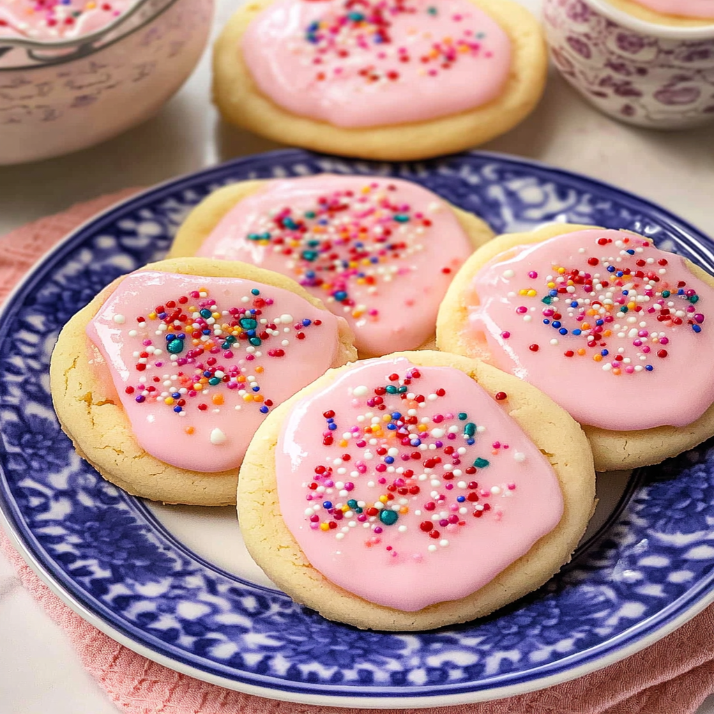 Copycat Valentine’s Lofthouse Sugar Cookies