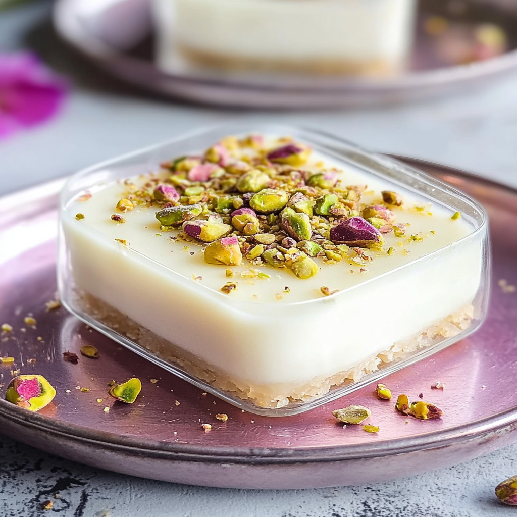 Mahalabia with Pistachios