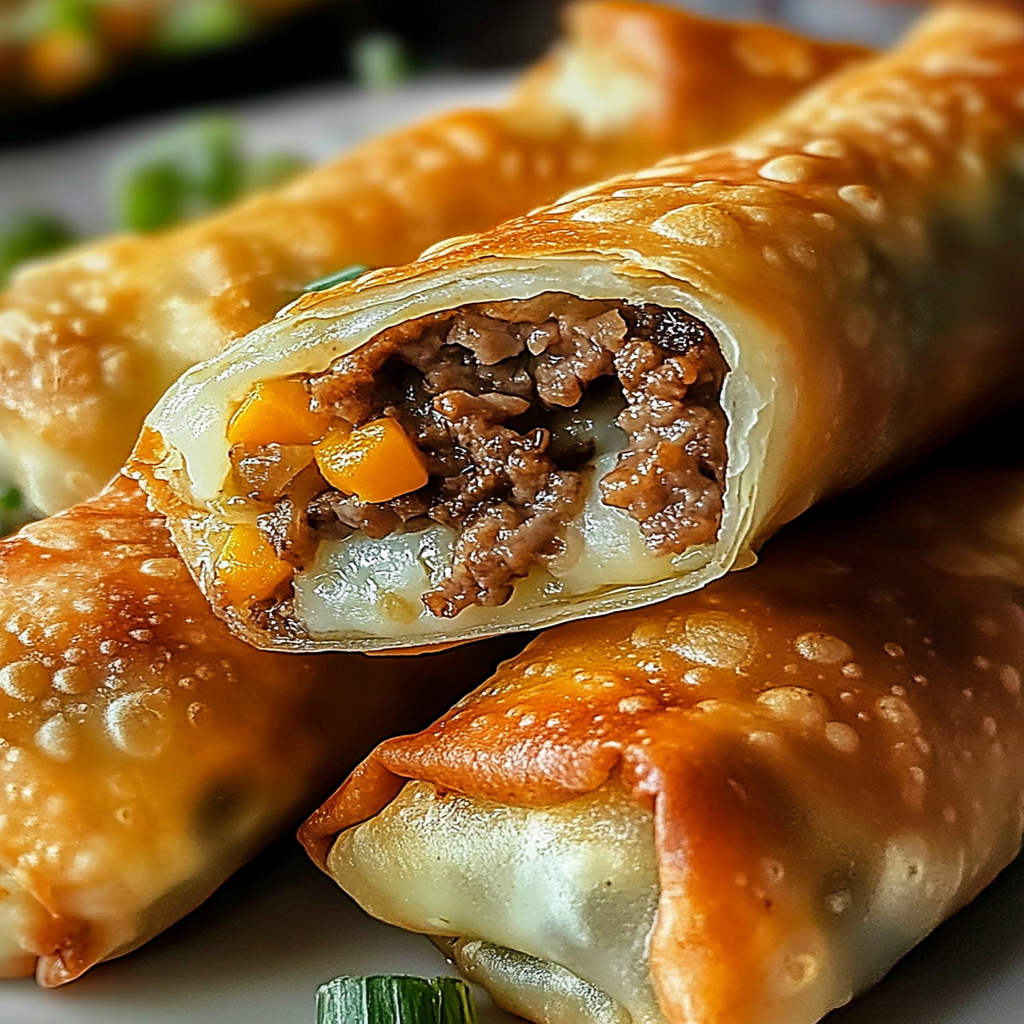 Crispy Philly Cheesesteak Egg Rolls