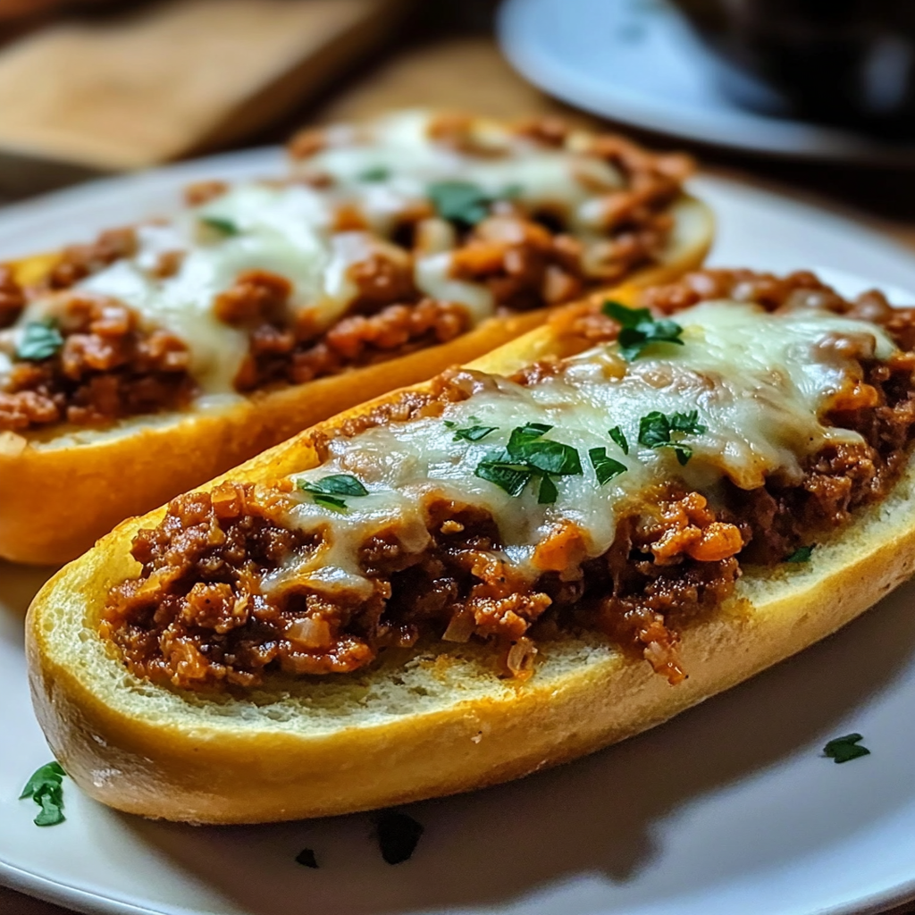 Garlic Bread Sloppy Joes