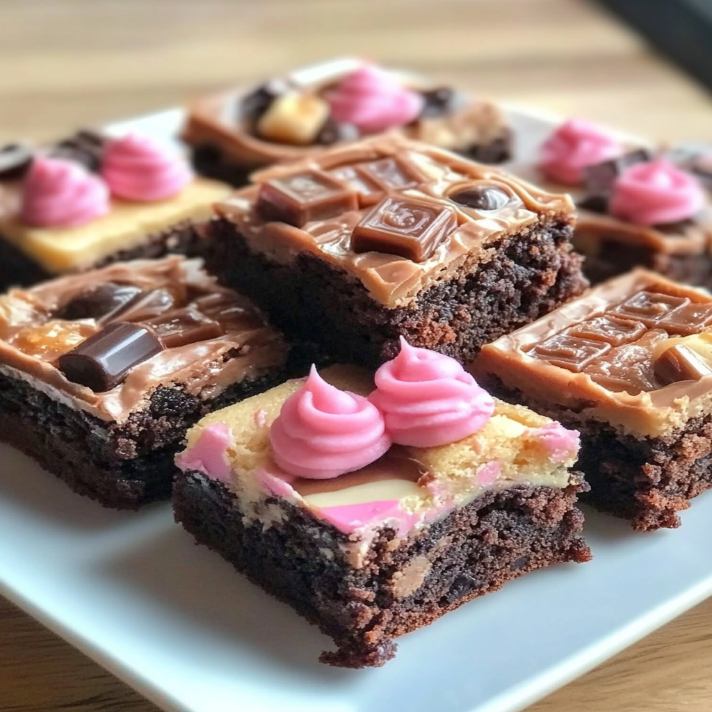 Indulgent Candy Bar Brownies