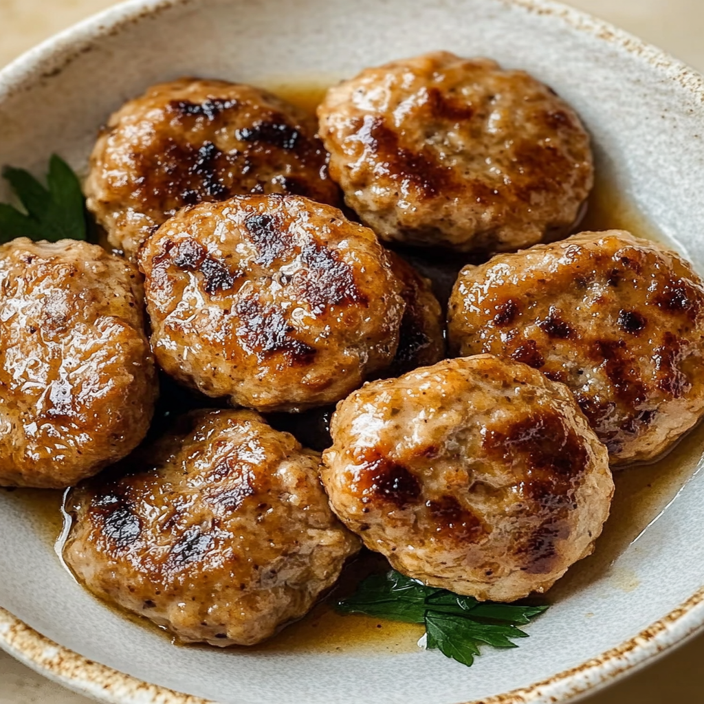 Savor Homemade Maple Chicken Sausage Patties