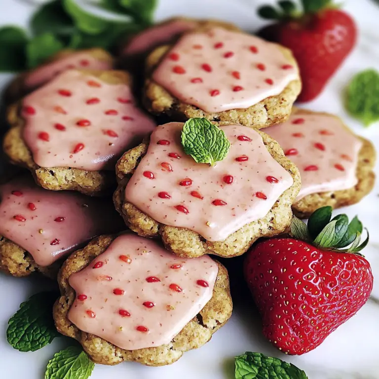 Strawberry & Mint Dog Biscuits
