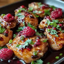 Sweet & Spicy Jalapeño Raspberry Chicken