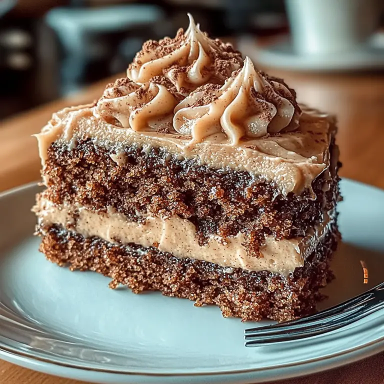 Cucumber Watergerbread Cake with Cinnamon Molasses Frosting